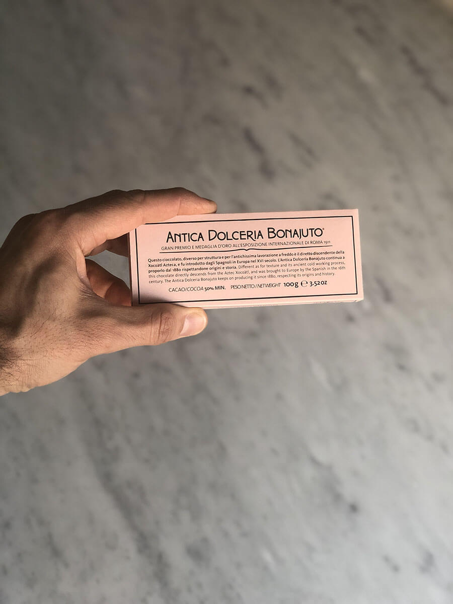 Italian chocolate - Bonajuto - Handmade - Chocolate Vanilla – Sitalia Deli
