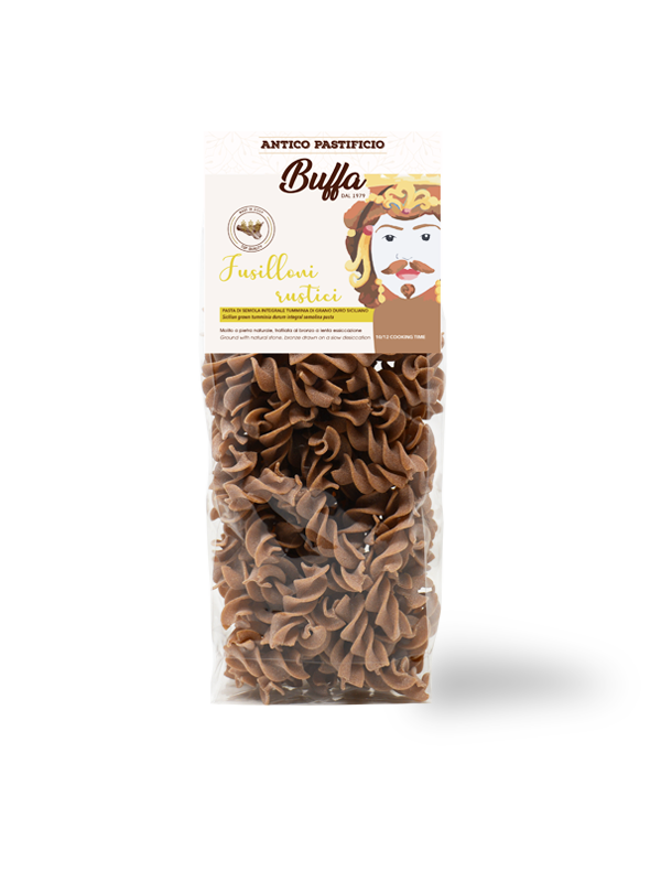 Pasta Giuseppe Buffa - "Fusilloni" Rustici 100% Wholemeal – Sitalia Deli